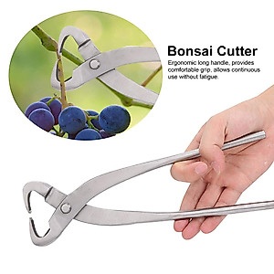 Omabeta 27cm Stainless Steel Trunk Splitter Bonsai Tools Professional Garden Branch Cutter Beginner Bonsai Tools Trunk Splitter Scissors Garden Pruning Equipment