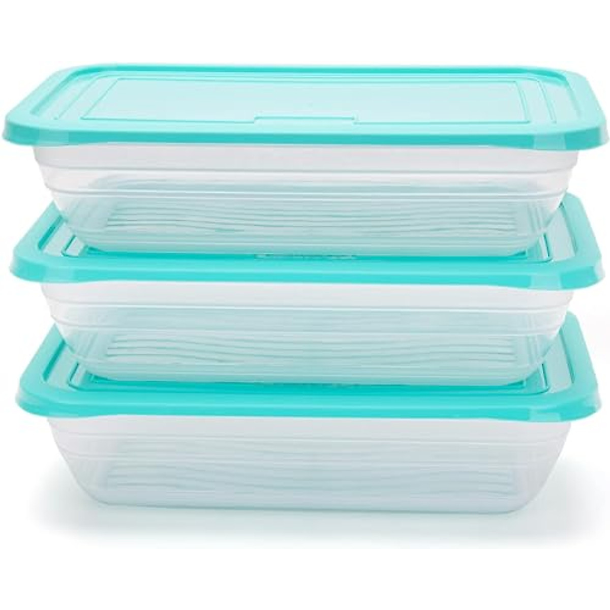 Mintra Home Storage Containers - Assorted Size - 24 Piece Set (Teal)