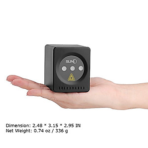 SUNY Mini Portable Cordless Laser Lights Rechargeable RGB Stars Patterns Gobo Projector Sound Activated Music DJ Party Lights for Outdoor Travel Camping Disco Live Show Home Dance