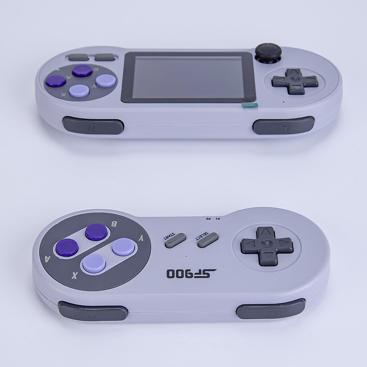 3-inch Data Frog SF2000 HD Arcade Game Console, Handheld Game Console for Kids Adults, with 1500mAh Battery 6000 Classic Games Supports Multiple emulators (Dual-Player Mode)