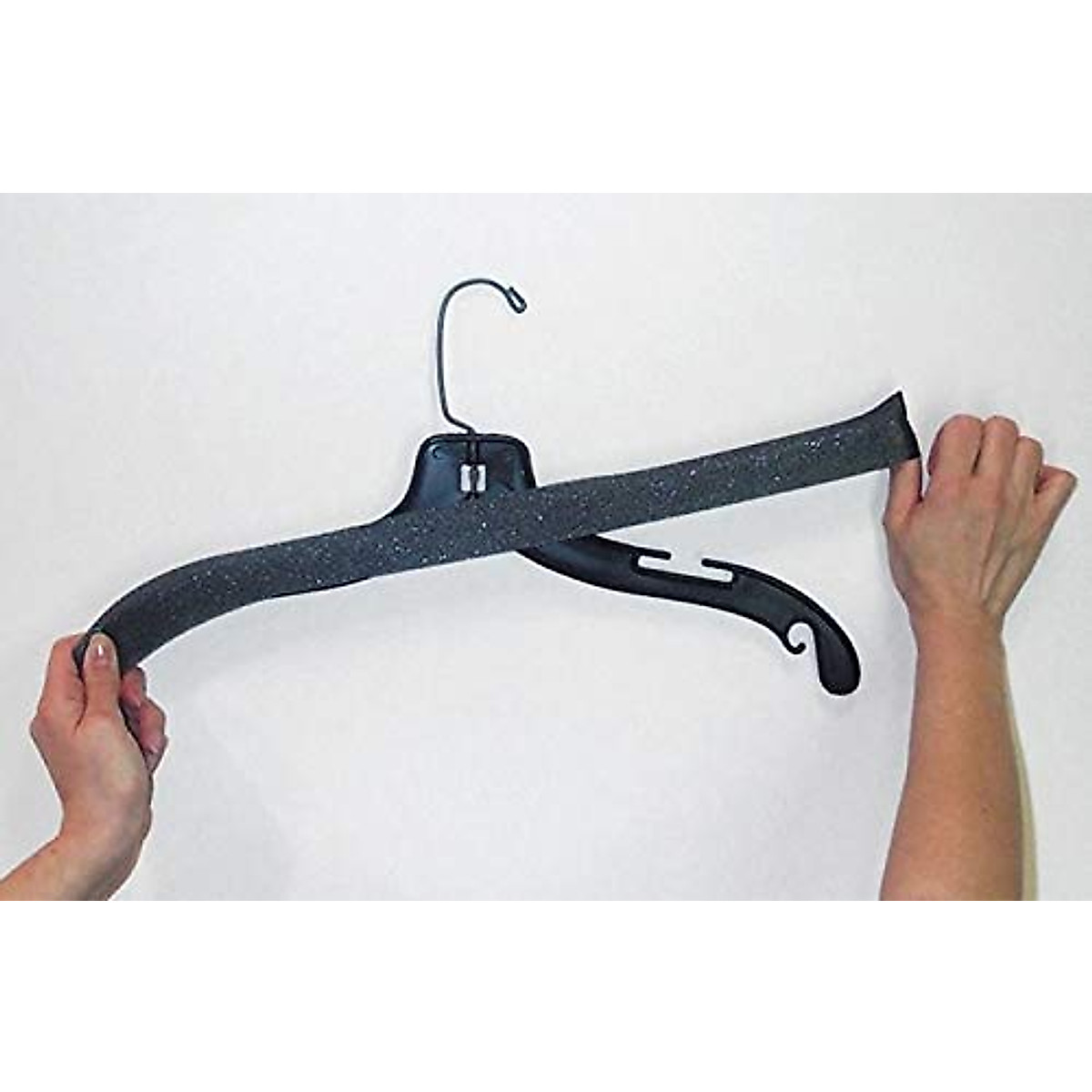 NAHANCO 2045C 17" Foam Hanger Covers, Grey (Bulk pack of 500)