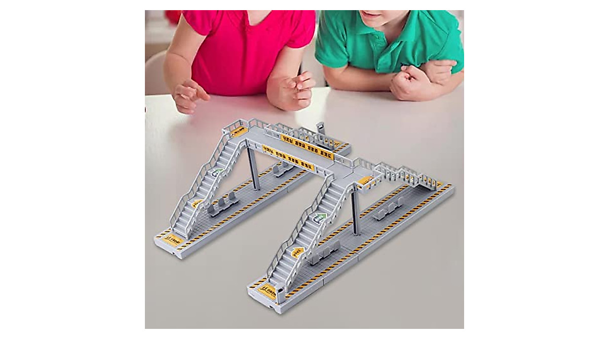 Colcolo HO Scale Pedestrian Bridge Model Kit for Dioramas & Fairy Gardens