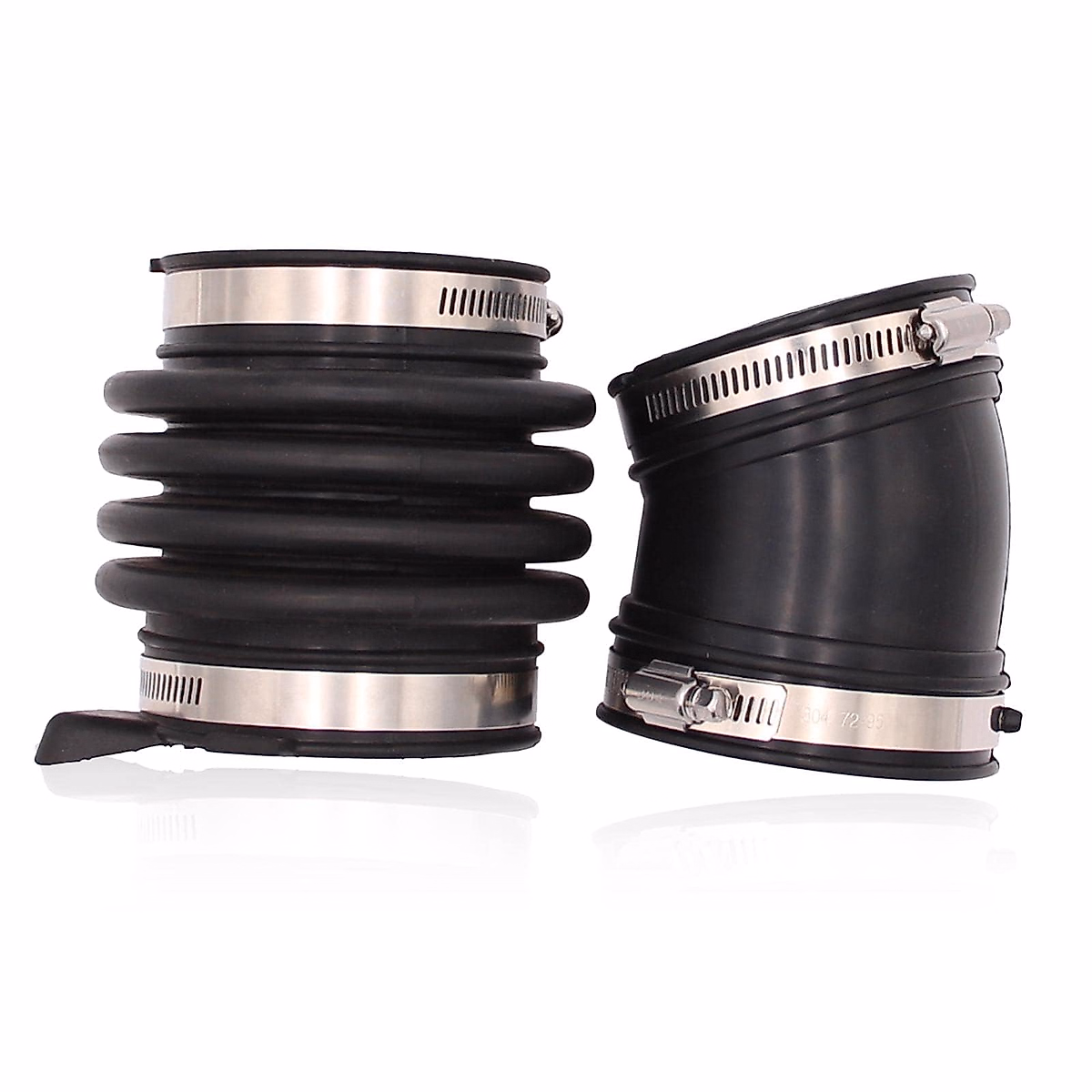 FUSCH Set of Air Intake Resonator Hose Tube Boot Duct Compatible with Infiniti 2006-2009 M35 3.5L 2006-2009 M45 3.5l 4.5l 2003-2007 G35 Replace# 16576-EG00A 16576-AL50A