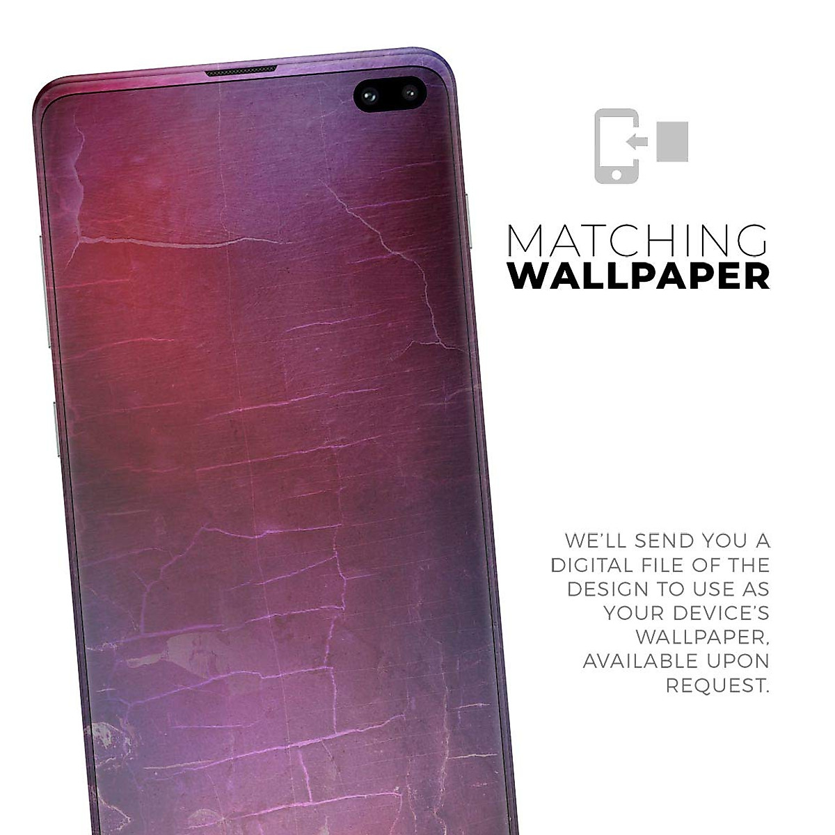 DesignSkinz Abstract Fire & Ice V3 Protective Vinyl Decal Wrap Skin Cover Compatible with The Samsung Galaxy S20 (Screen Trim & Back Glass Skin)