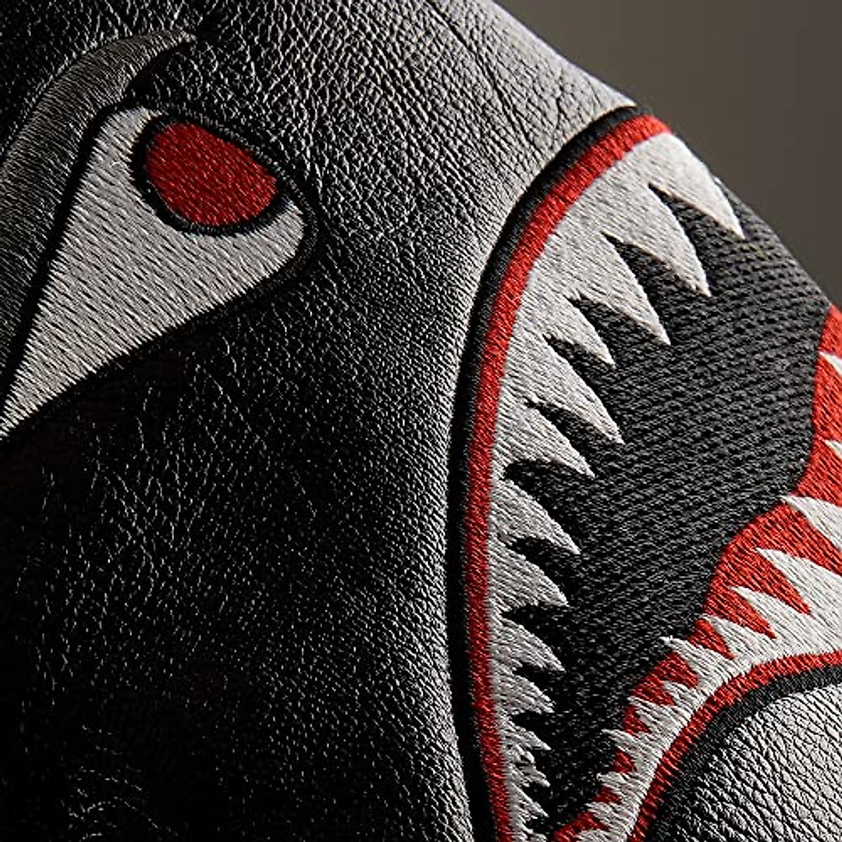 GOOACTION Shark Golf Club Fairway Wood Head Cover with Creative Cartoon Animal Pattern Synthetic Leather Golf Clubs Headcovers (3.4.5.7.X)