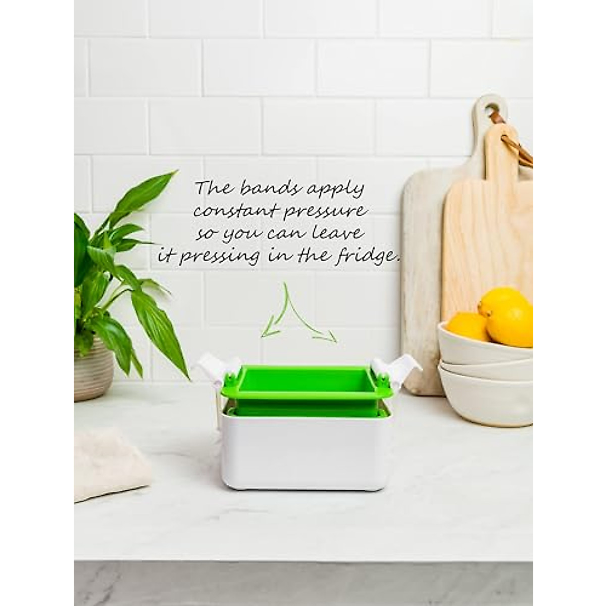 Tofuture Tofu Press - The Orginal and Best Tofu Press. Easily And Quickly Remove Water from Tofu to Improve the Flavor and give Perfect Texture Everytime, 6x5x3 inches