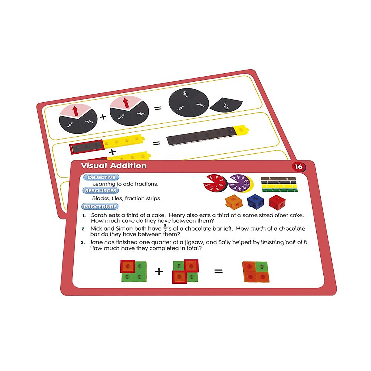 Junior Learning JL331 50 Fraction Activities, Multi