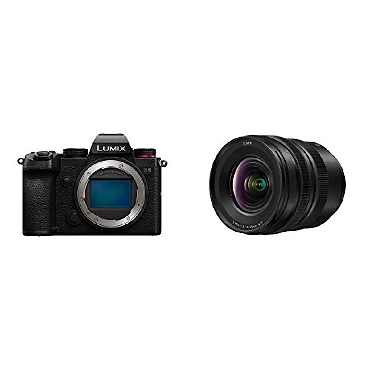 Panasonic LUMIX S5 Full Frame Mirrorless Camera (DC-S5BODY) and LUMIX S Pro 16-35mm F4 Wide Zoom Lens (S-R1635)