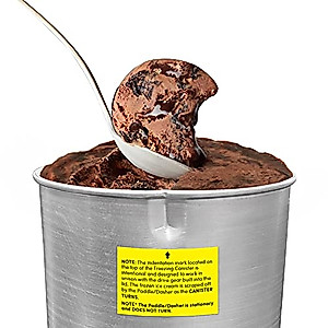 Elite Gourmet EIM-924L# 4 Quart Electric Motorized Ice Cream Maker Ice & Rock Salt, 4Qt. Freezing Canister, Creamy Ice Cream, Gelato, Frozen Yogurt, or Sorbet, Recipe Booklet, Pine