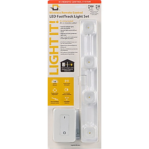 LIGHT IT! by Fulcrum, 30036-308 Wireless Remote Controlled LED Fastrack Set, White, Single Pack