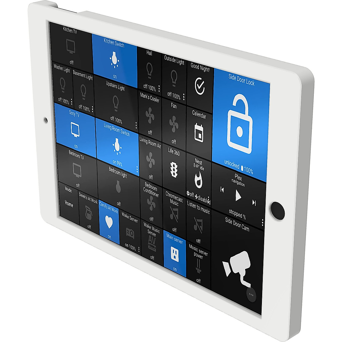 Smart Home Mount Wall Mount Kit for Apple iPad 10.2 inch Tablet (7th / 8th Gen) - White