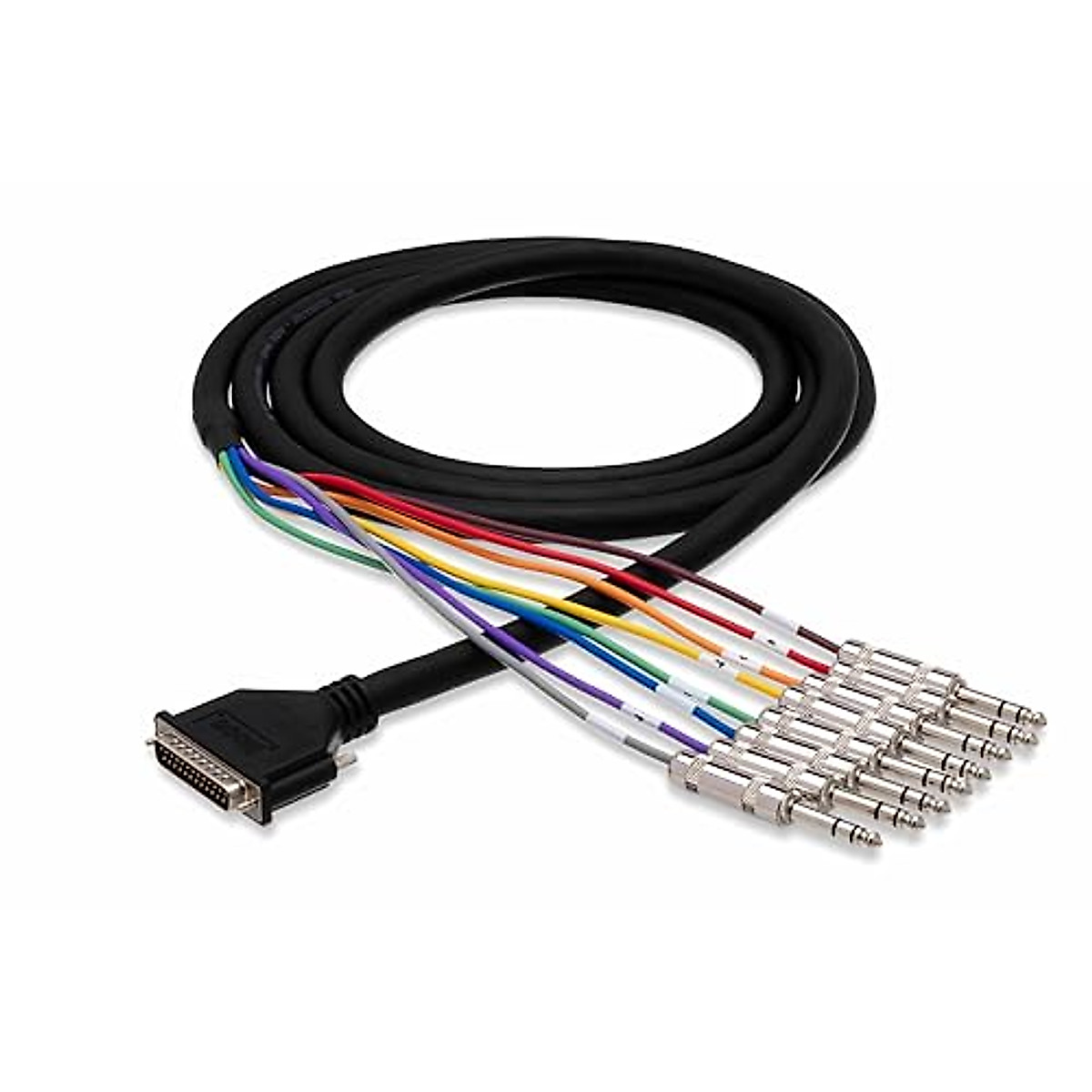Hosa DTP802 Snake Cable DB25 To 8 x TRS 6.6Ft DB25 to TRS Snake
