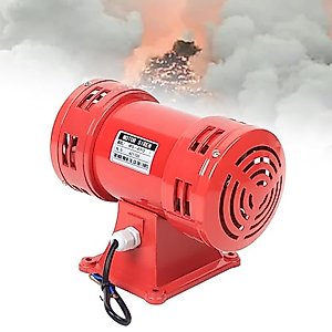 Industrial Siren S-490 Electric Siren 110V Industrial Air Raid Horn Warning Loud 400w 140db Air Raid Sound Siren Alarm Industrial Electric Motor Driven Alarm for Industrial Ships Mines