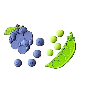 Cute Fridge Magnets Fun Food Fridge Magnets The Kitchen Decorate Use in Office Home Whiteboard Fruit Fridge Magnets (Grapes)