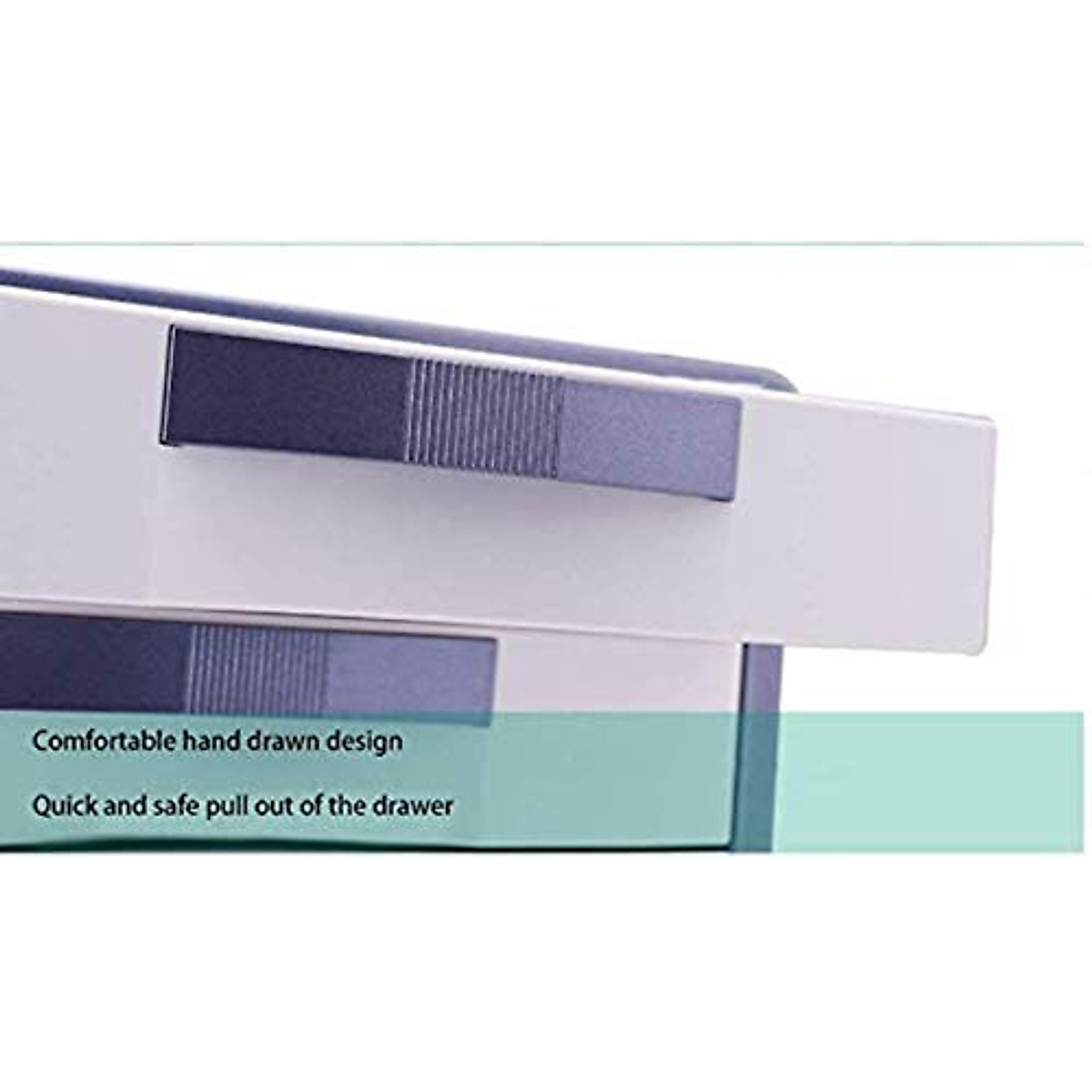 SHABOZ File Cabinets Flat 7 Drawers Innovation Charming Design Light Grey Office Organizer File Holder Desktop Manager Home Office Furniture