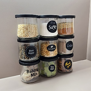 Oui jar lids 8Pack oui yogurt jar lids-Natural Bamboo Wood oui lids with Silicone Sealing Rings for Yoplait Yogurt Container,lids for oui yogurt jars with repeat writing label