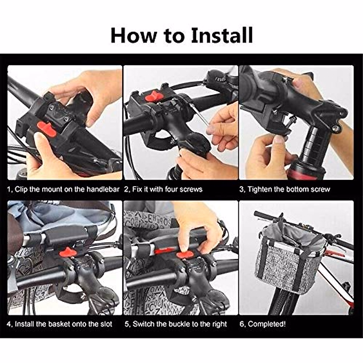 Folding Bicycle Basket Small Pet Cat Dog Carrier Front Bike Handlebar Basket Bag