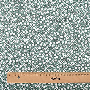 Hanjunzhao Pea Green Color Fat Quarters Fabric Bundles 18 x 22 inch for Quilting Sewing Crafting