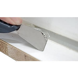 ORXPLUS Tools Silicone Remover Scraper Sealant, Caulk Caulking Removal Tool with Durable Stainless Scraper for Bathroom, Kitchen, Sink Joint and Frames Sealant Seals