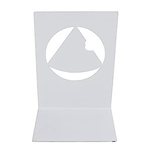 Metal Bookends, Book Stoppers Exquisite Beautiful Anti Slip Portable for Desktop for Study Room for Office (Watermelon)