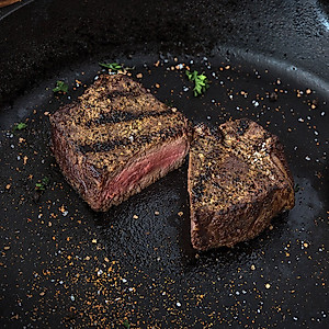 Nebraska Star Beef Aged Angus Top Sirloin, All Natural Hand Cut and Trimmed with Signature Seasoning, Gourmet Steak Gifts Delivered to Your Door, Premium Value, 3 Piece Set, 25oz
