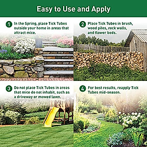 Thermacell Tick Control Tubes for Yards - 6 Pack; No Spray, No Mess; Safely Keep Ticks Away