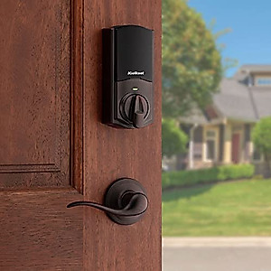 Kwikset Home Connect 620 Smart Lock Deadbolt with Z-Wave Technology, Works with Ring Alarm, Samsung Smartthings and More, Z-Wave Hub Required, Traditional Design in Venetian Bronze