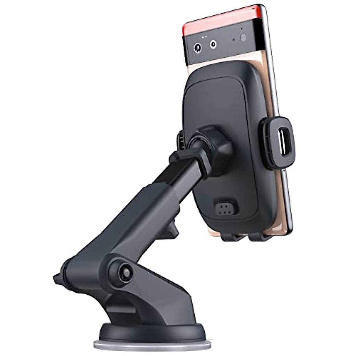 Encased XL Phone Holder for Google Pixel 6, 6 Pro Car Mount - Dash/Windshield Mounting with Large Case-Friendly Phone Grips (Ultra-Secure Suction Base)