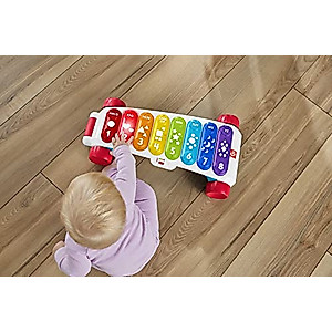 Fisher-Price Baby To Toddler Learning Toy Giant Light-Up Xylophone Pull-Along With Music & Phrases For Ages 9+ Months