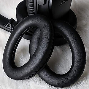 Premium Replacement Ear Pads for QC15 / QC25 / QC35 & 35 ii / QC2 / AE2 / AE2i / AE2W - Headphones Ear Cushion Kit (Black)