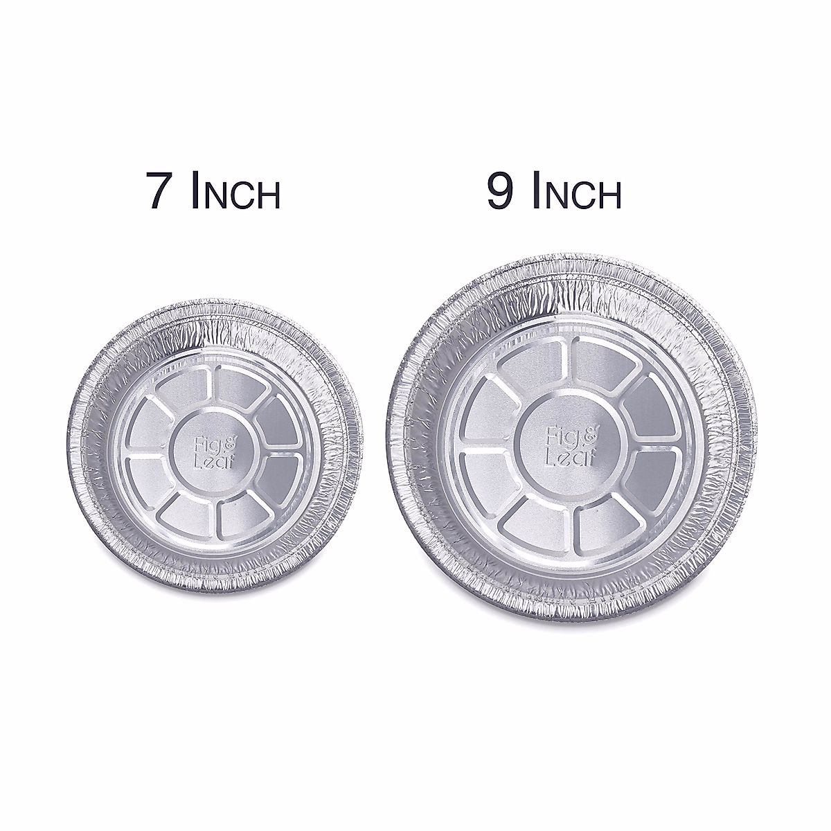 (45 Pack) Premium 9-Inch Round Foil Pans with Board Lids l Heavy Duty l Disposable Aluminum Tin for Roasting, Baking, or Cooking