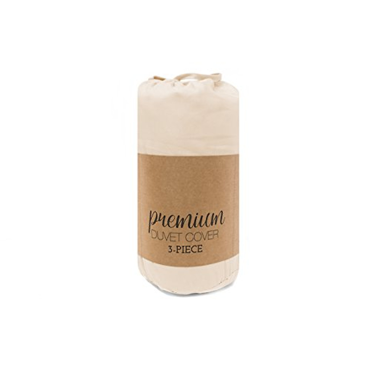 Linen Market Duvet Cover Set, King, Cream, SS-Duvet-King-Cream, King/California King