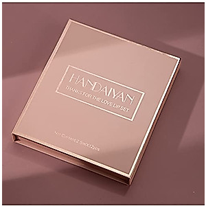 COOSA 12 Colors Matte Liquid Lipstick Set,Super Stay Liquid Velvet Lipstick Non-stick Cup Waterproof Long Lasting Lip Gloss Set for Women