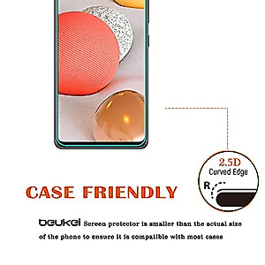beukei (3 Pack) Compatible for Samsung Galaxy A42 5G Screen Protector Tempered Glass, Touch Sensitive,Case Friendly, 9H Hardness