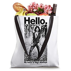 The Princess Bride Hello My Name Is Inigo Montoya Tote Bag