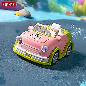 POP MART Spongebob Sightseeing Car Blind Box Figures, Random Design Box Toys for Modern Home Decor, Collectible Toy Set for Desk Accessories, 1PC