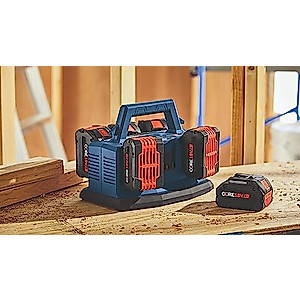 BOSCH GAL18V6-80 18V 6-Bay Fast Battery Charger