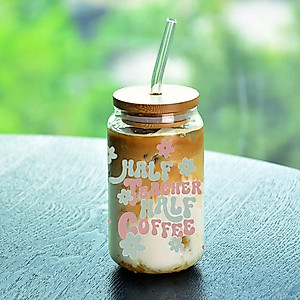 Flower UV DTF Cup Wrap Transfer Sticker Teacher's Day Theme Rub on Transfers for Crafting Waterproof Flower Pattern Decorative Decals for Glass Cups Stickers and Sticker Machines