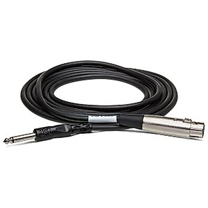 Hosa PXF-103 XLR3F to 1/4" TS Unbalanced Interconnect Cable, 3 Feet