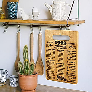 BackURyear 30th Birthday Gifts for Women, Men, Friends, Thirty Birthday Gifts, 30 Years Old Gifts, 30th Birthday presents, 30th Birthday Decorations Party Supplies, 30th Cutting Board Gifts