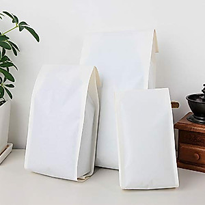 COFFILM Eco Paper Side Gussted Coffee Bag 1kg 32oz / W Valve (50pcs)