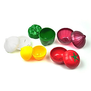 SHUANGSHI Sealing Storage Box, Kitchen Food Crisper Vegetable Container Onion Tomato Lemon Fresh Storage Box - Onions