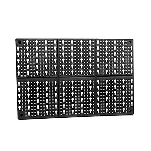 VViViD 27 pcs ABS Plastic 39" x 10.5" Wall-Mounted DIY Tool Organizer Pegboard and Tray Set 50lb Capacity.