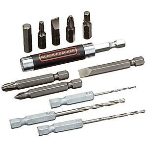 BLACK+DECKER 71-912 Drill and Screw Bit Set