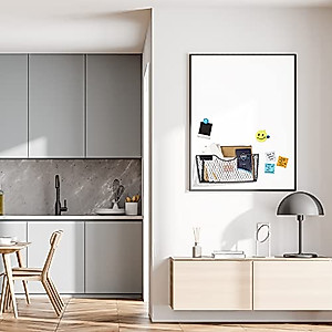 Rejuvet Super Strong 1-tier Magnetic file holder for file cabinets-13.9inch(35.5cm) black magnetic paper holder that holds up to 8.8 Lbs (4kgs). It is a magnetic organizer as well as a magnetic folder holder