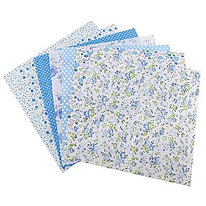 7 Pieces Color Fabric Bundles 50*50cm Multi Color Fabric Squares Quilting Fabric Patchwork Sewing Craft Precut Fabric Scrap for DIY Sewing Craft (1#)