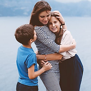 Bonus Mom Necklace Gifts Step Mom Mothers Day Gift Stepped Up Mom From Step Daughter Stepson To My Bonus Mom Pendant Jewelry Present with Message Card and Gift Box. Gift for Stepmom. Bonus Mom Gift.