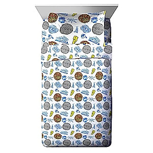 Jay Franco Nickelodeon Teenage Mutant Ninja Turtles Full Comforter Set - 7 Piece Bedding Includes Sheet Set & Pillow Covers - Super Soft Mutant Mayhem Microfiber Bed Set