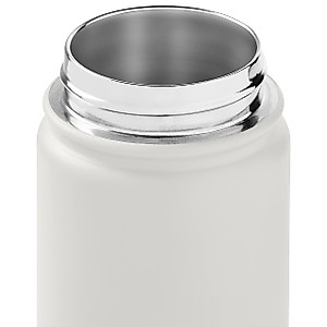 Retrospec Alder Insulated Water Bottle with Straw Lid & Handle Cap - Stainless Steel Wide Mouth Double-Wall Vacuum Insulated Thermos - BPA Free Leakproof Canteen - Abalone, 22oz