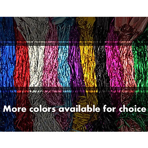 2 Pack Green foil Fringe Curtains 3.2 ft x 8.2 ft + 1 Pack Tablecloth 54” x108 for Birthday Wedding Christmas Bridal Shower Bachelorette Holiday Party Backdrops Photo Booth Props (Green)